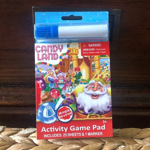 Toys | Candy Land Activity Game Pad Magic Paper With Pen | Poshmark